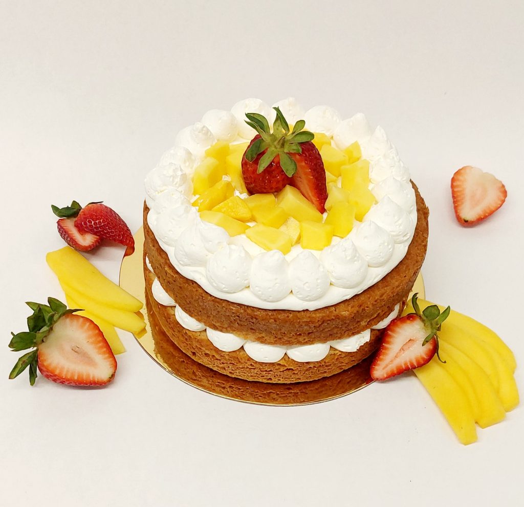 Mango Strawberry Shortcake-Vegan - True Confections