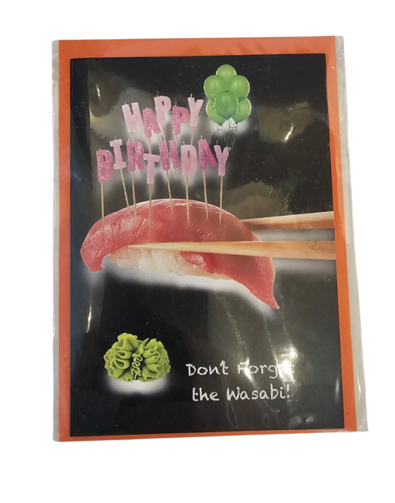 Birthday Card - Sushi - True Confections